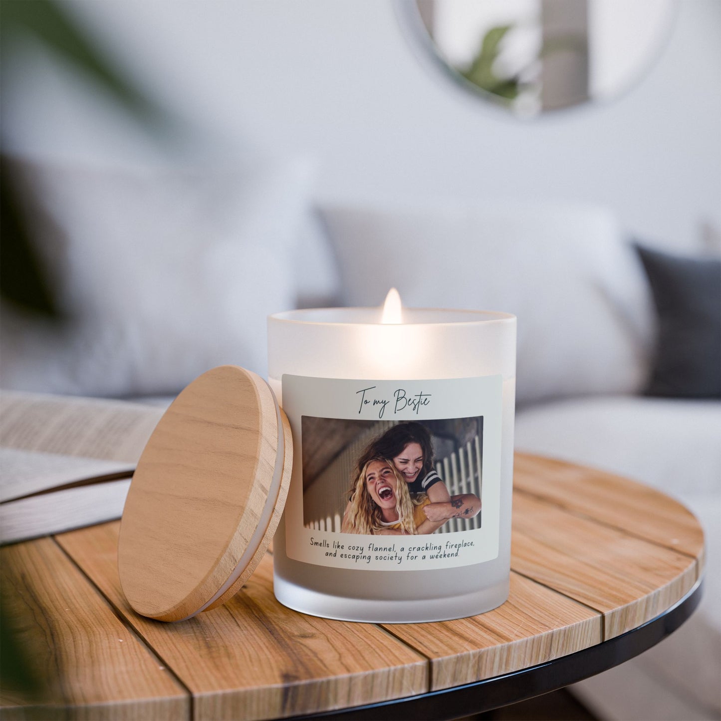 Personalized Photo Candle Gift – Sassy Flames
